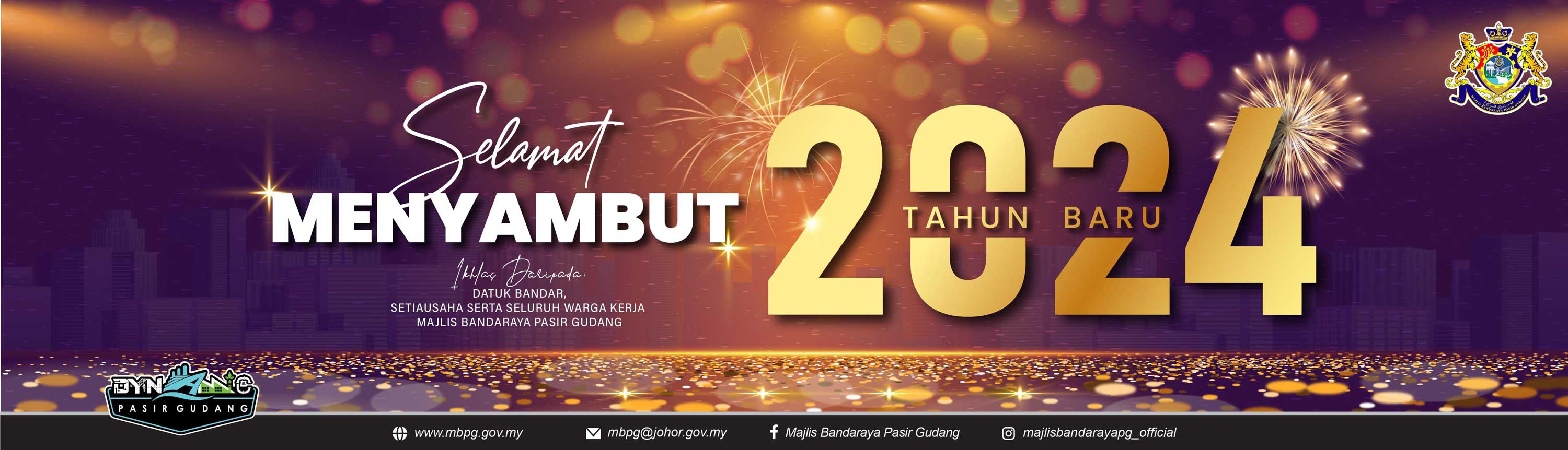 Tahun Baru 2024 | Portal Rasmi Majlis Bandaraya Pasir Gudang (MBPG)